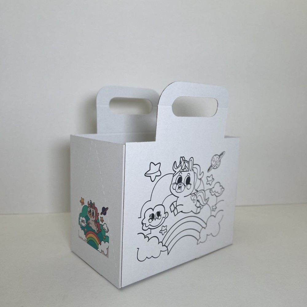 Genți de colorat 250X150X200 ‘Unicorn’ cu desene pe cele două laturi ...